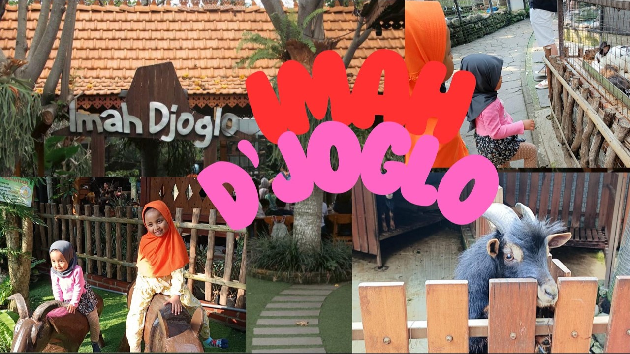 Serunya makan di imah djoglo Resto dan mini zoo/Family Vlog in Bandung - YouTube