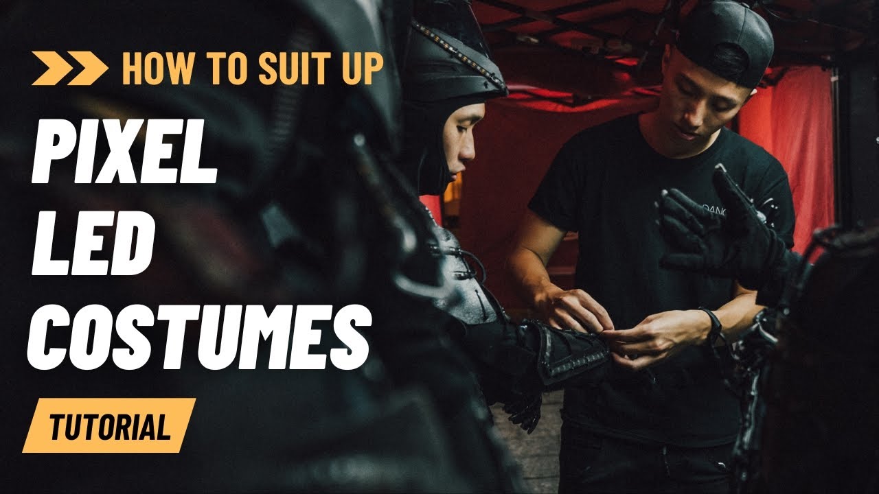LED Dance - How to Suit Up (Step by Step) Pixel LED Costumes - YouTube