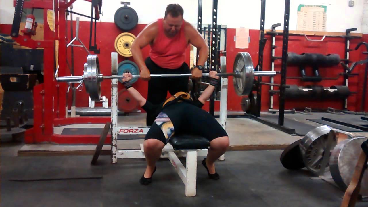280 lbs Bench press, single ply, 165 lbs bodyweight - YouTube