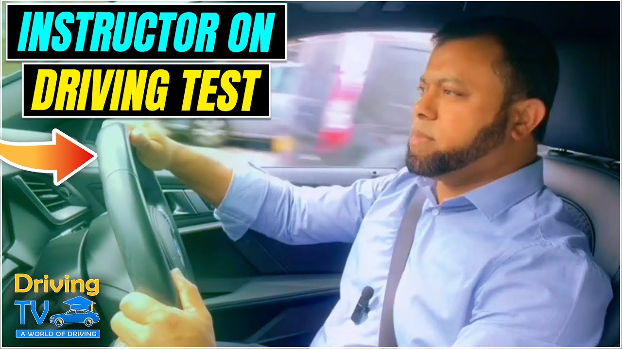 INSTRUCTOR ON DRIVING TEST | Emergency Stop | Manoeuvre | Independent ...