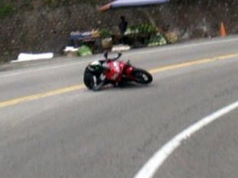 Cornering CRASH (lowside) - YouTube