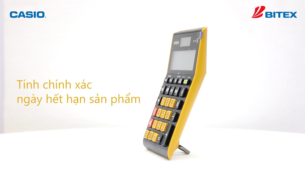 MÁY TÍNH KHO CASIO MP-12R - BITEX - CASIO CALCULATOR MP-12R - YouTube