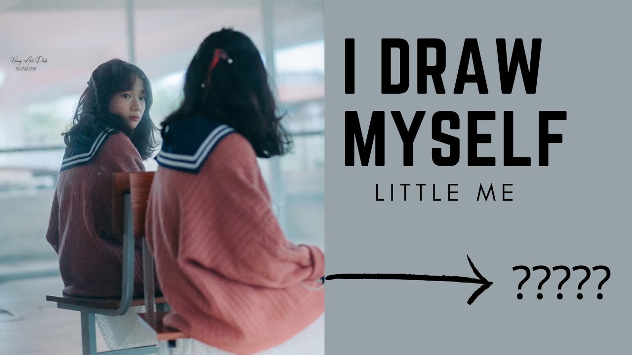 I DRAW MYSELF ( ´ω ` ) - YouTube