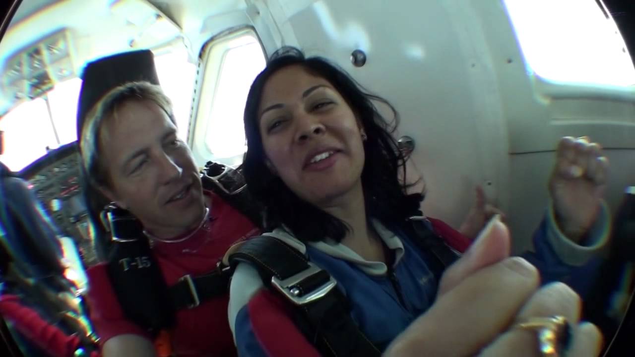 Megha Sarathy's Tandem skydive! - YouTube