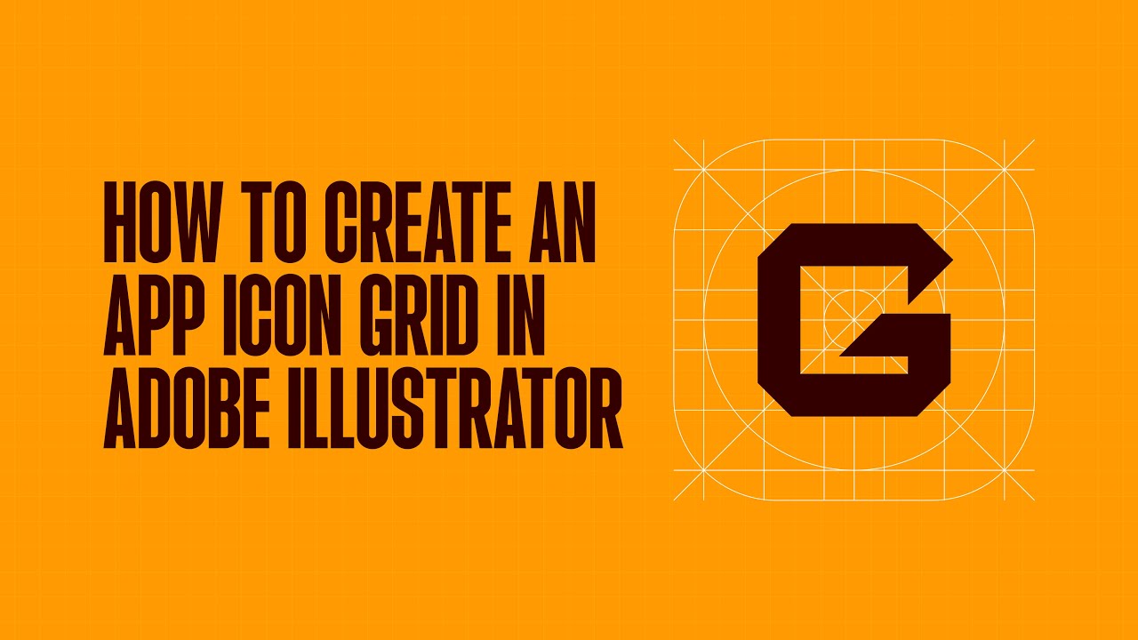 HOW TO CREATE APP ICON GRID IN ADOBE ILLUSTRATOR | GRAPHIC DESIGN ...