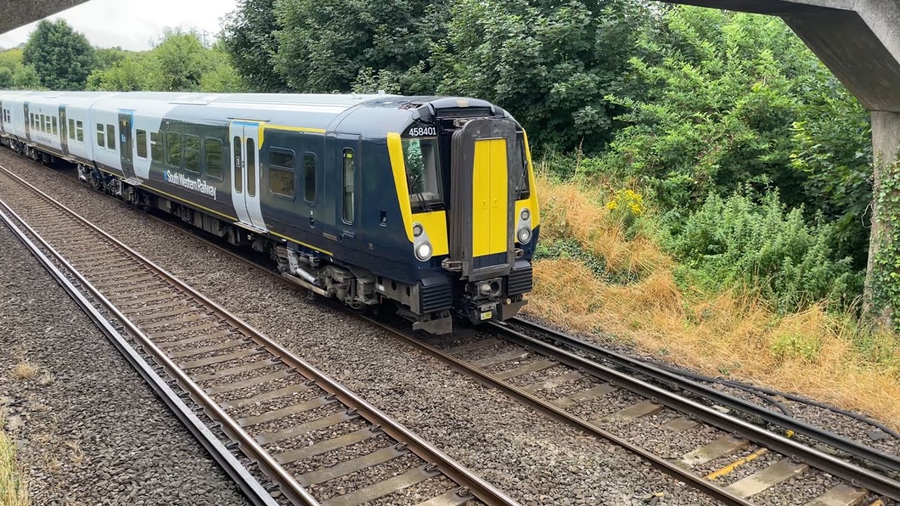Class 458 Juniper | 458401 + 458408 | South Western Railway - YouTube