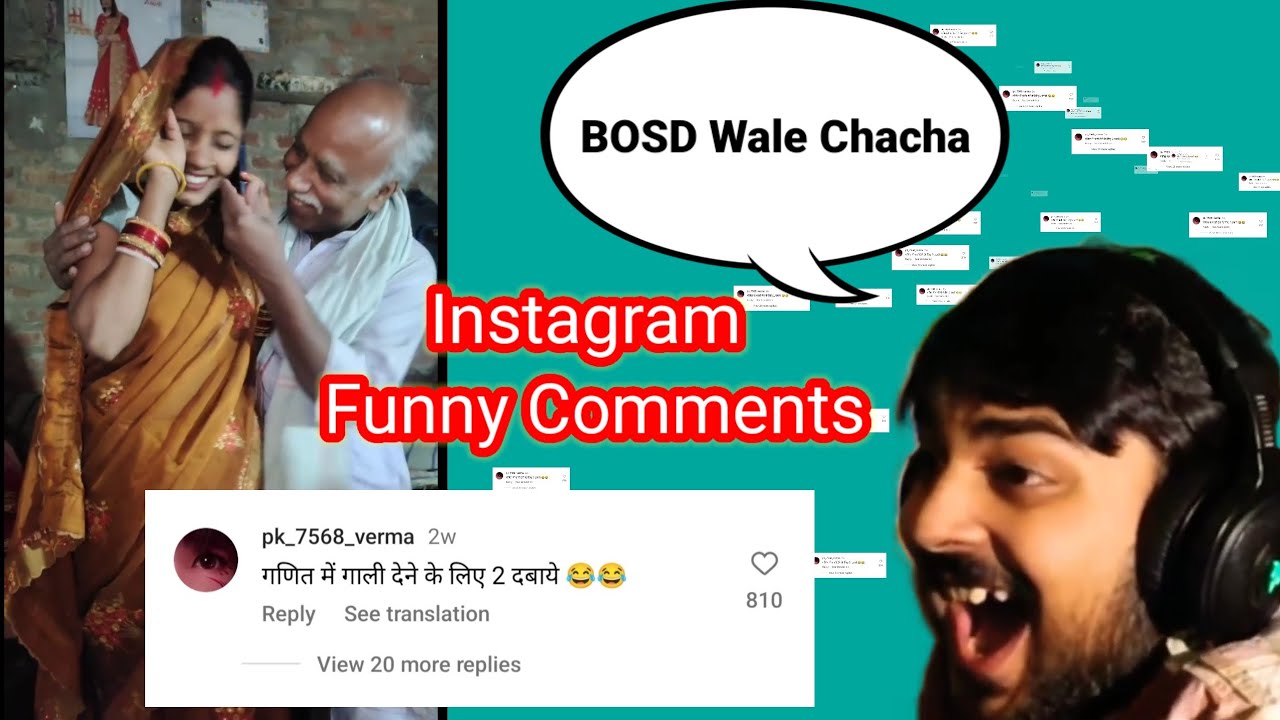 Instagram Funny Video Comments || Funny Comment of Instagram Reels ...