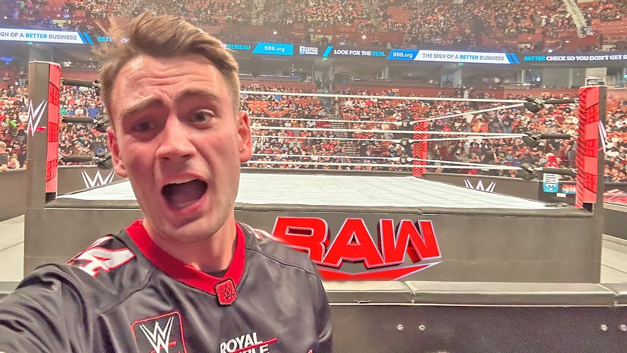 WWE RAW 5/14/24 Greenville, SC (ROW 2) | Brandon Hodge Vlog #131 - YouTube