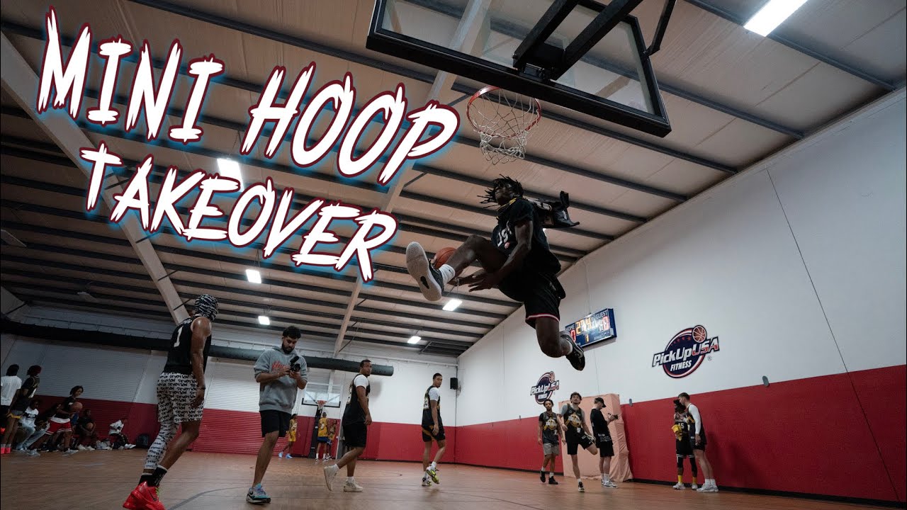 D1 Athlete Crashes Mini-Hoop League with YDN - YouTube