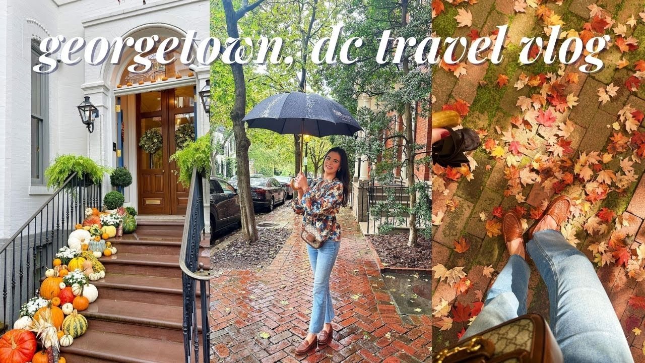 VLOG | a fall girls' weekend in georgetown, dc - YouTube