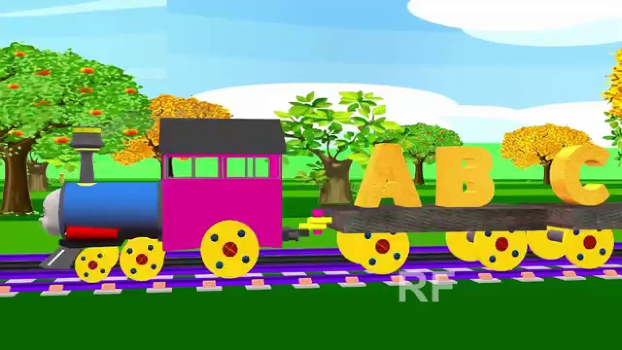 ABC Train | ABC Train Nursery Rhymes - Alphabet Train Songs for ...