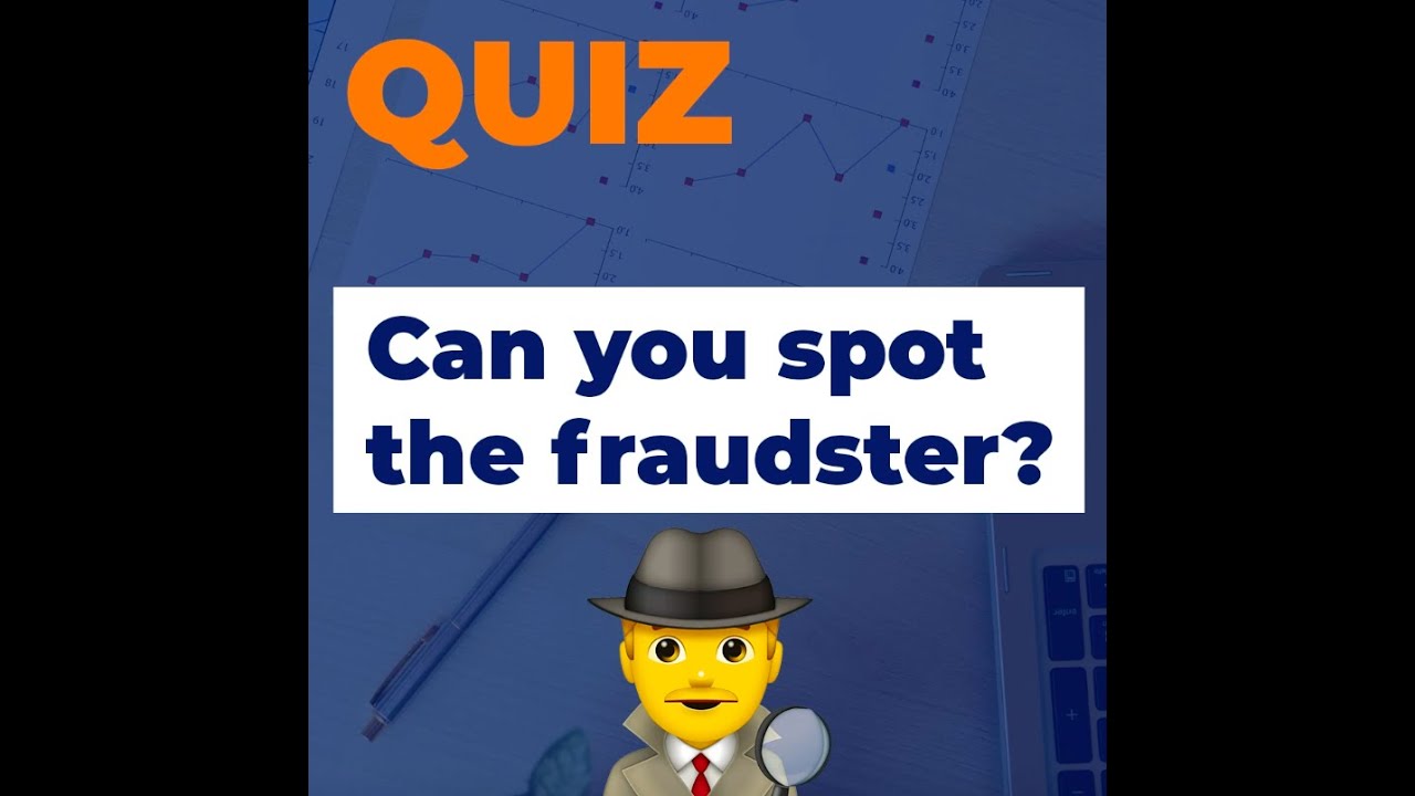 Let's play a game: Can You Spot The Fraudster? - YouTube