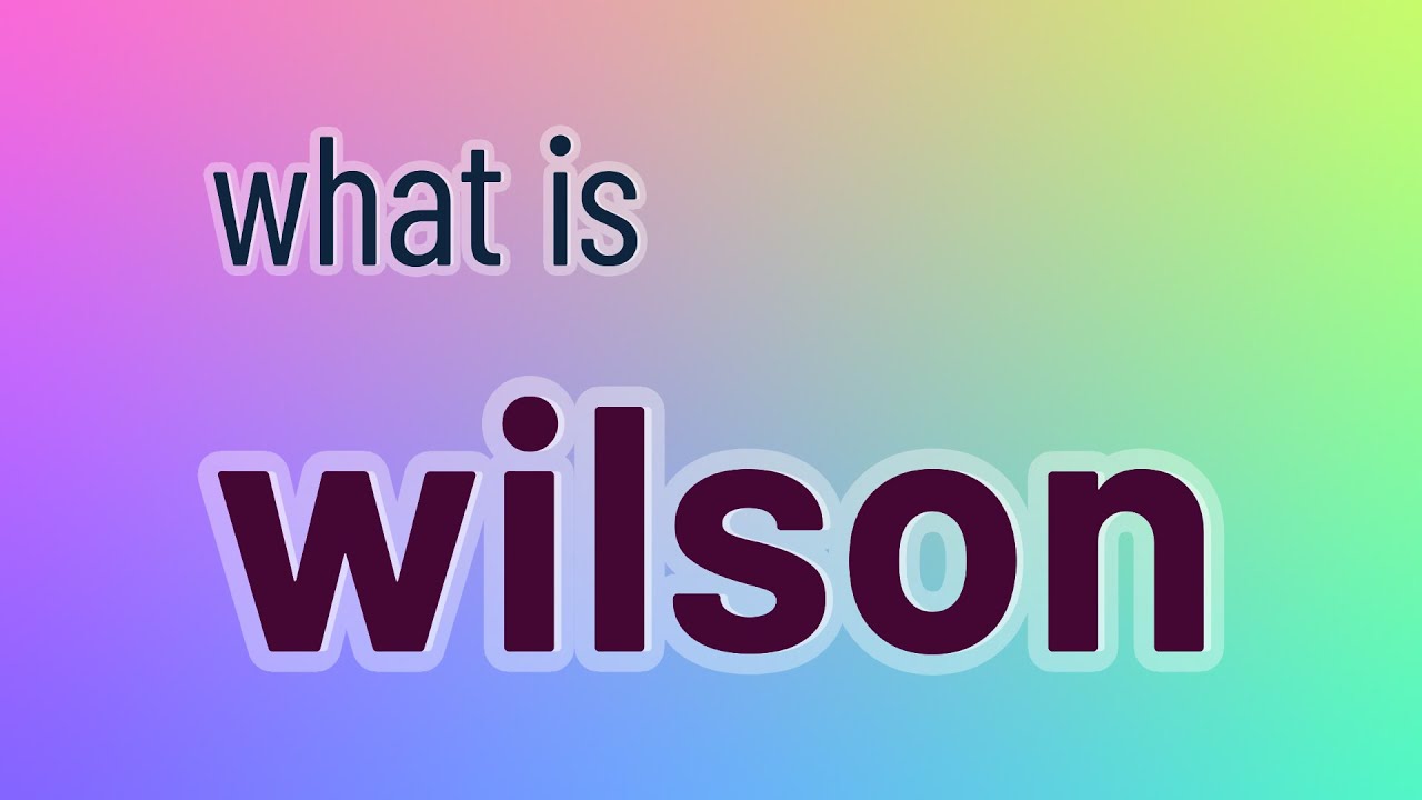 Wilson - 52 English Vocabulary Flashcards - YouTube