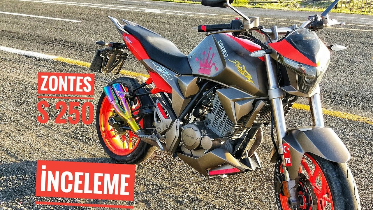 Zontes s 250 (İnceleme)@myAkrapovic egzoz - YouTube