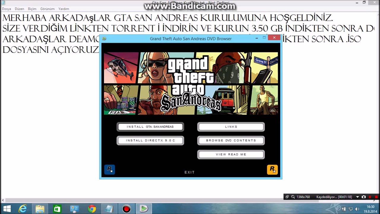 Gta San Andreas Torrent Kurulum - YouTube