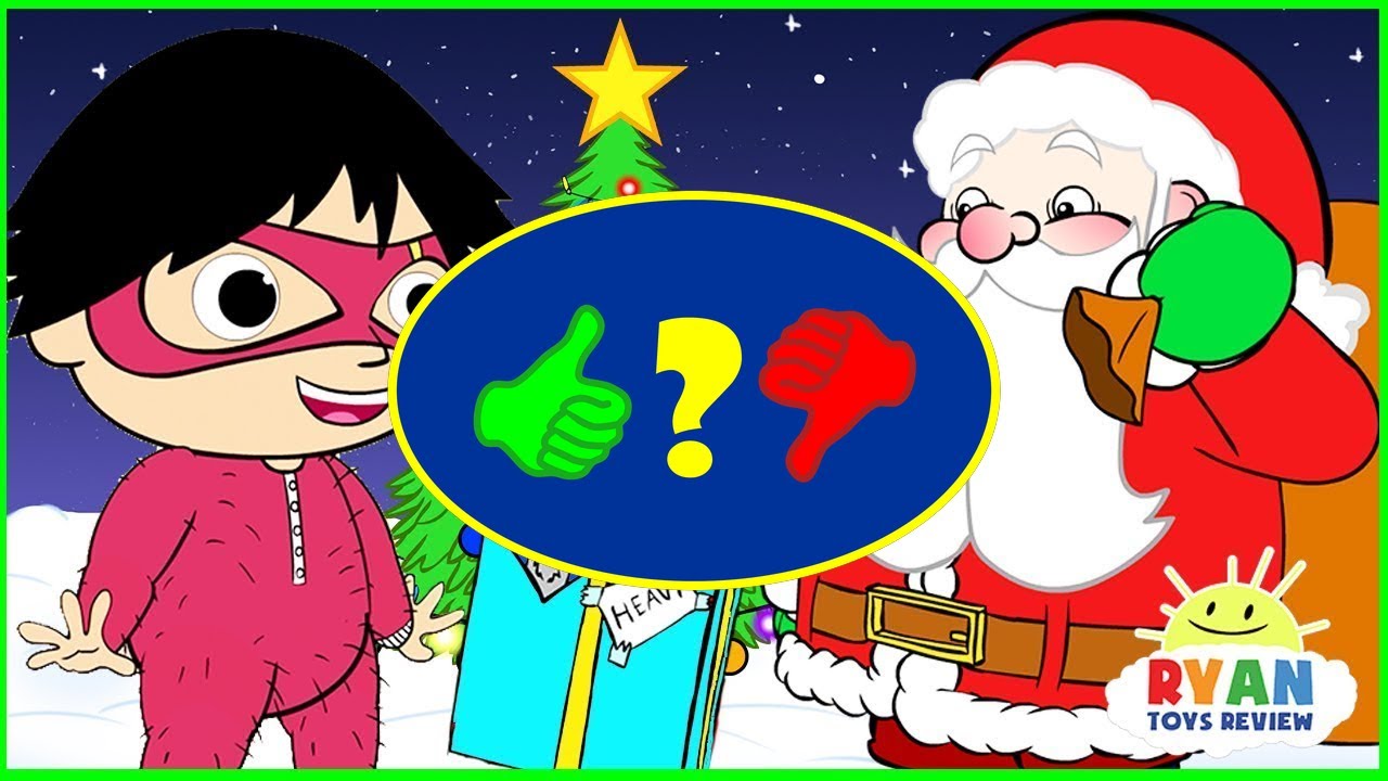 Ryan Helps Santa delivering presents | Christmas Cartoon Animation for ...