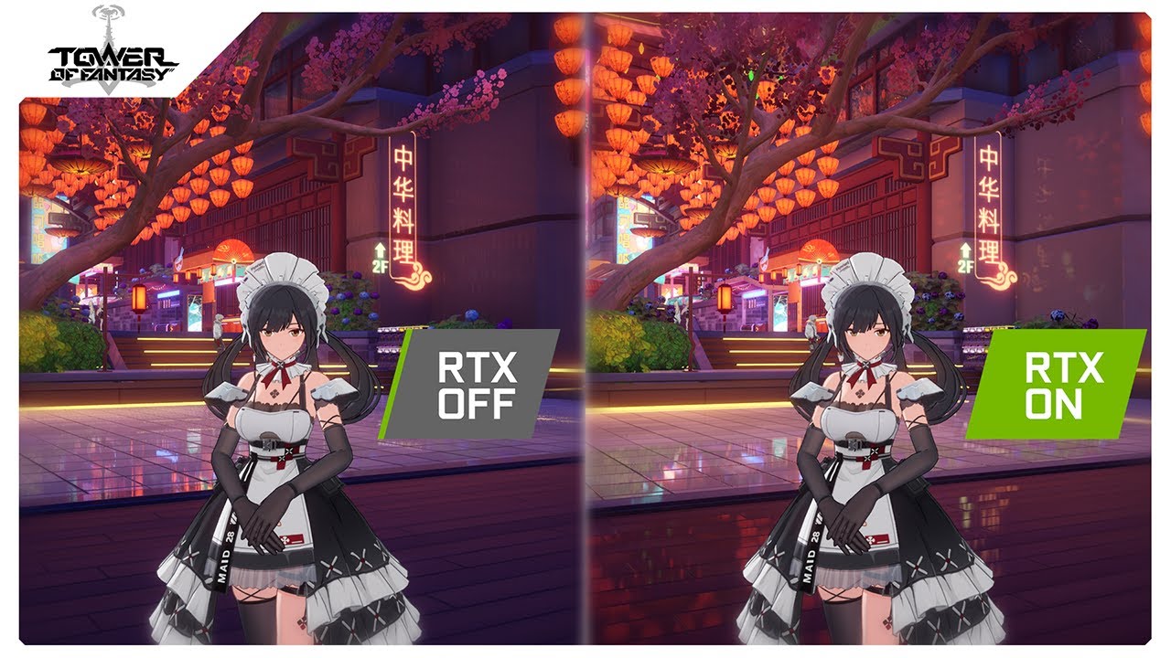 RTX ON Vs OFF, Tower of Fantasy RTX 3080 [2K 60FPS] - YouTube