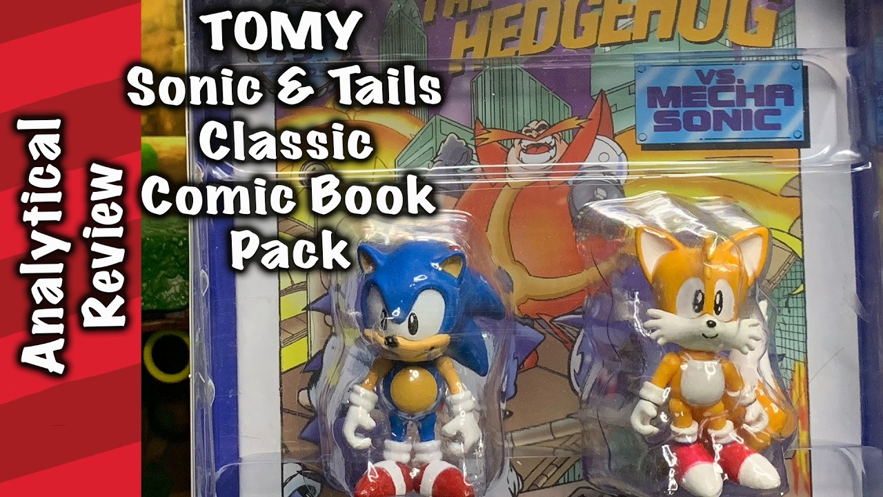 TOMY Sonic & Tails Comic Book Pack - YouTube