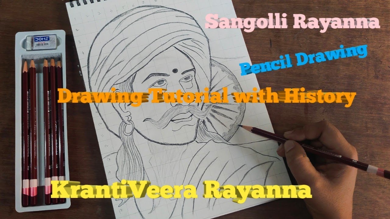 Sangolli Rayanna Drawing 🔥 - YouTube
