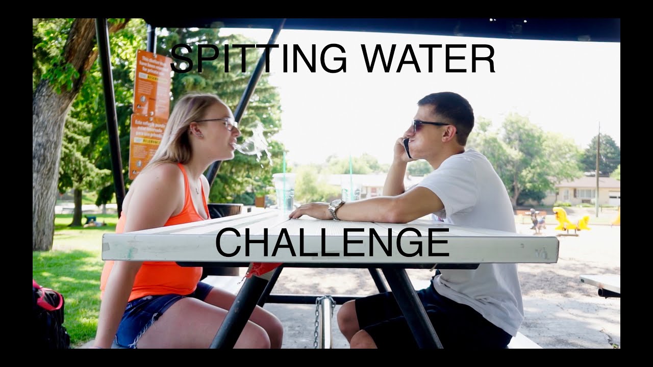 Spitting Water Challenge!!! - YouTube