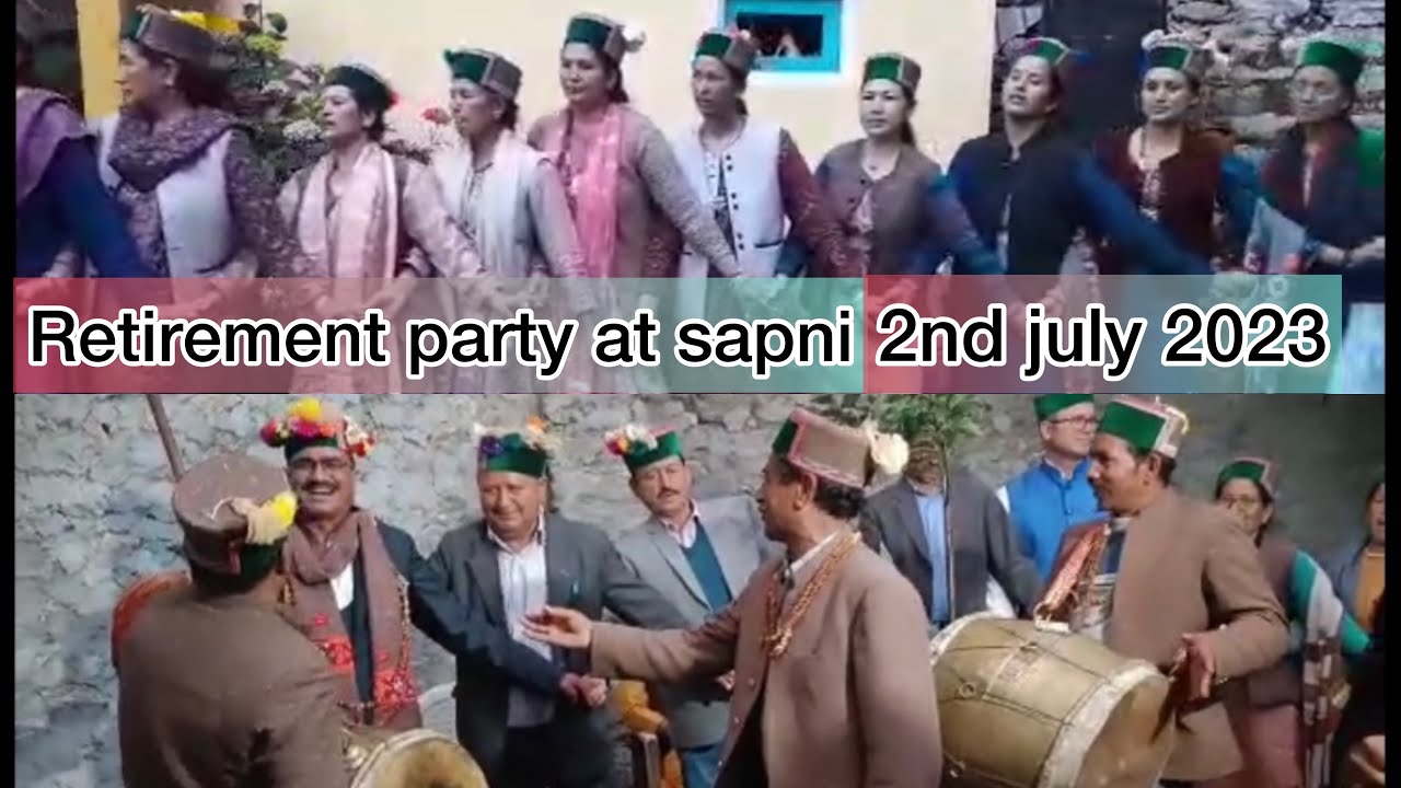||Retirement Party In Kinnaur HP [Sapni] Shri Guman singh Praness # ...