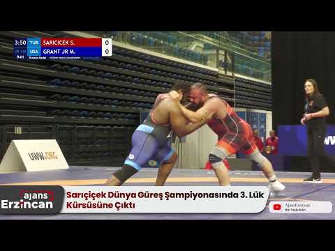 Sarıçiçek Dünya Güreş Şampiyonasında 3. Lük Kürsüsüne Çıktı