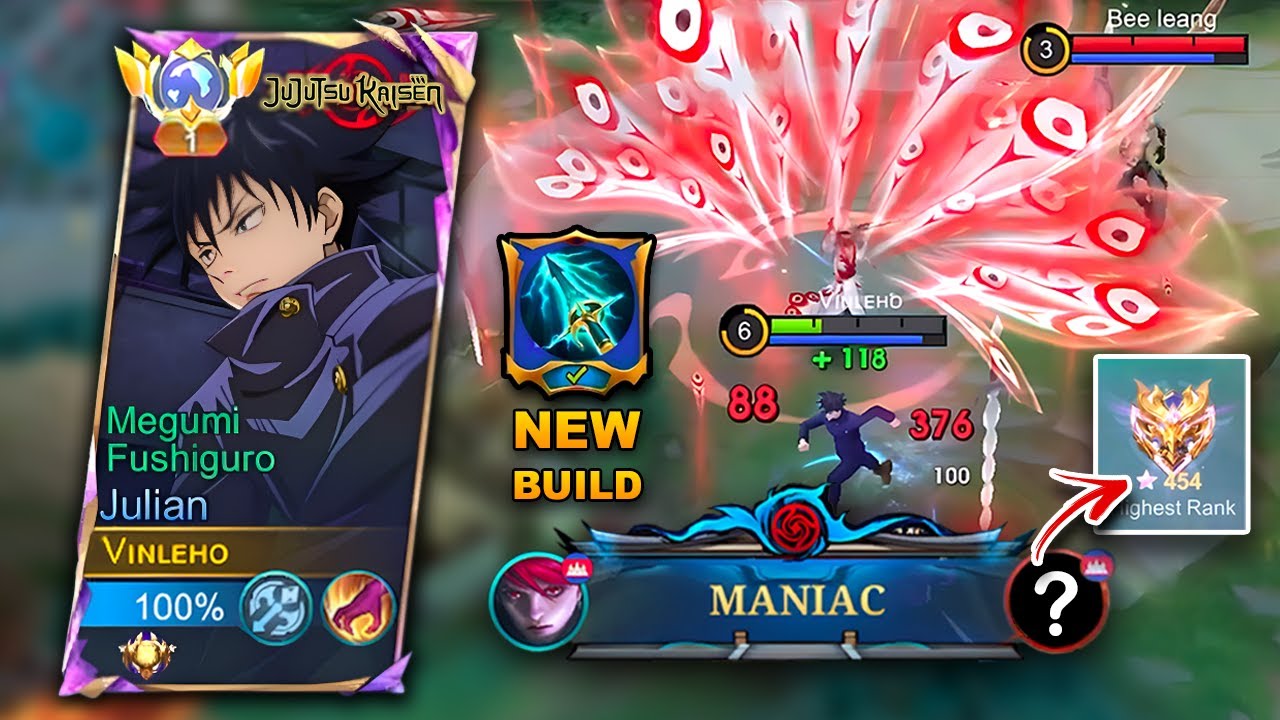 15 Kill + MANIAC!! | THIS NEW JULIAN BUILD | GOODBYE LING 😭 | TOP 1 ...