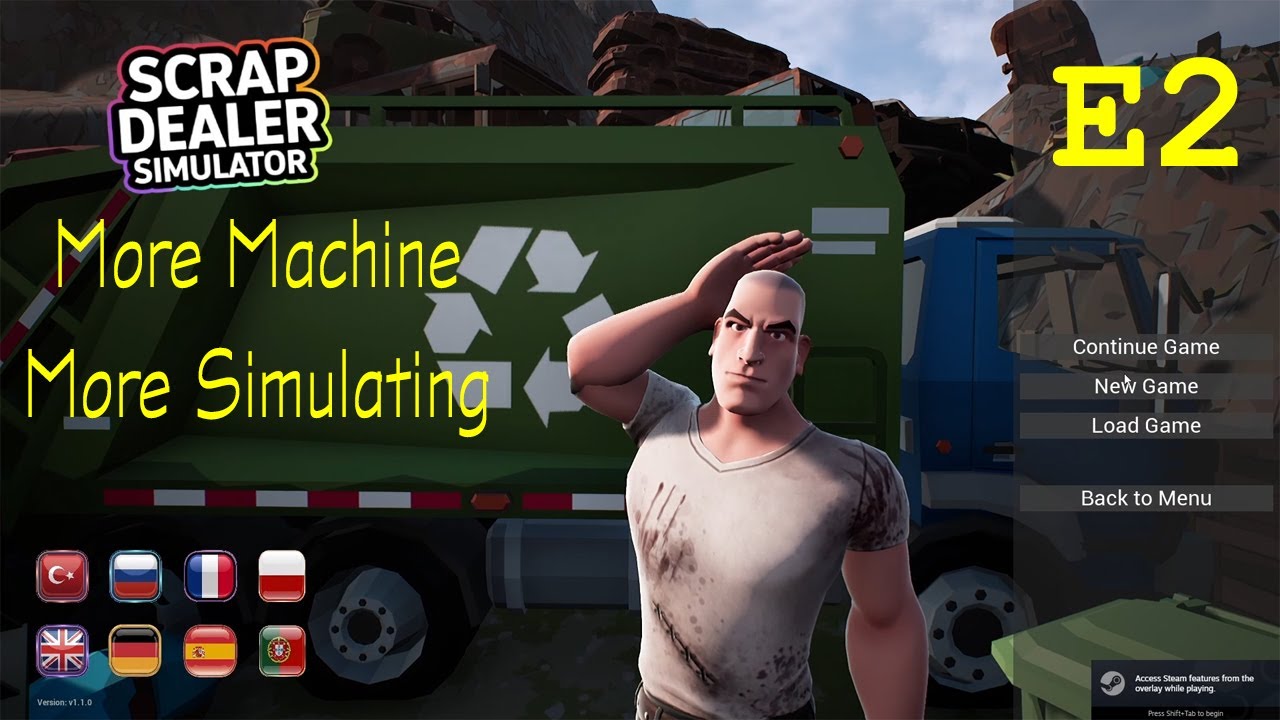 Scrap Dealer Simulator - E2 - More Machine More Simulating - YouTube