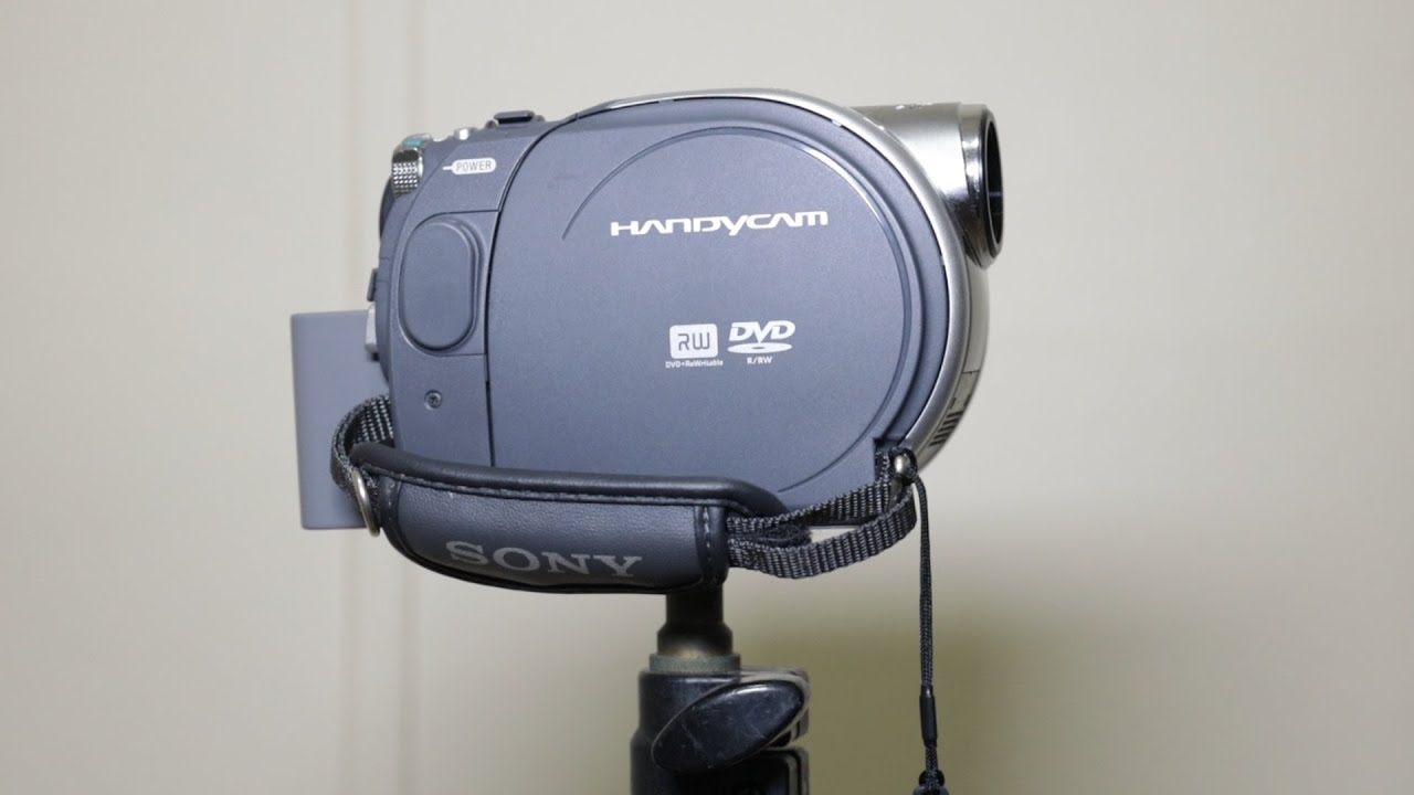 Sony Handycam DCR-105 Mini DVD Camcorder - YouTube
