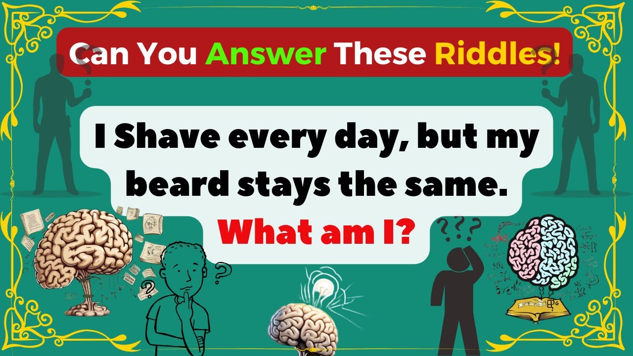 "Celebrity-Level Riddles: 10 Mind-Benders with Answers to Blow Your ...
