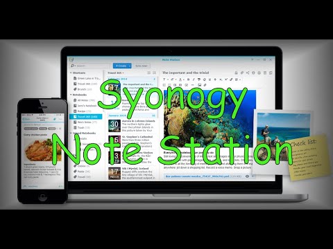 Synology Note Station - ваши заметки в вашем облаке - YouTube