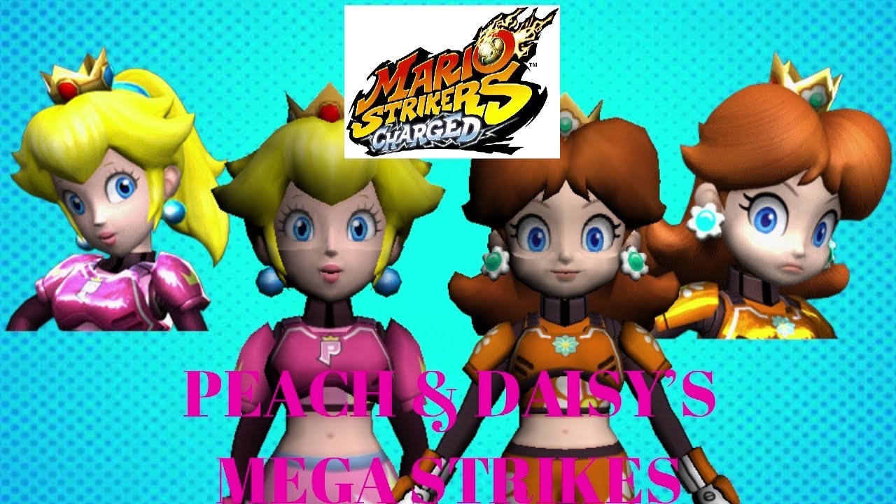 Mario Strikers Charged Daisy Vs Peach