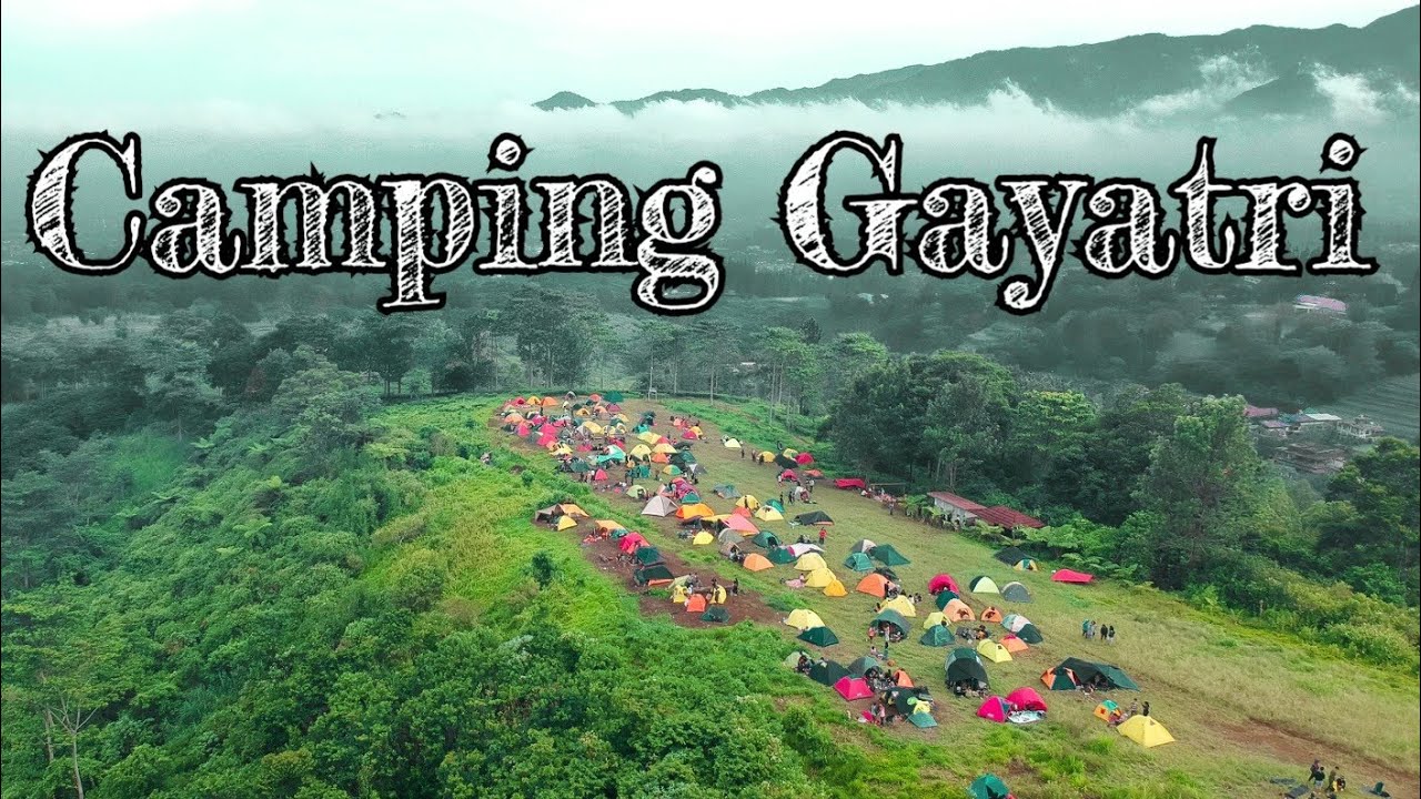 Camping Gayatri, Puncak Bogor With Drone Dji Spark - YouTube