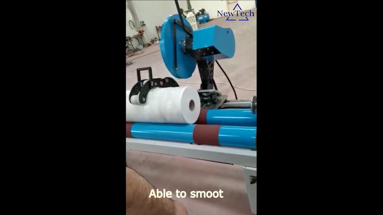 NEWTECH - ROLL FABRIC & NONWOVEN CUTTING MACHINERY #newtechmakina - YouTube