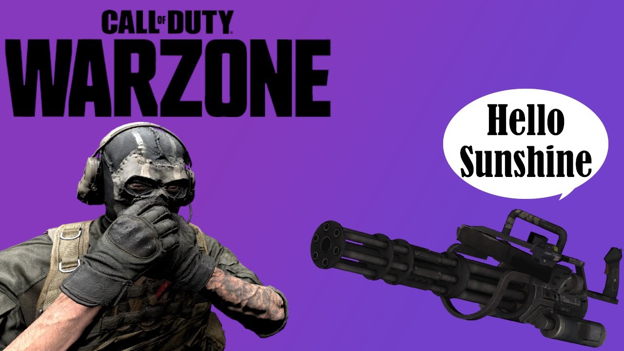 Call of duty Warzone Minigun is to OP - YouTube