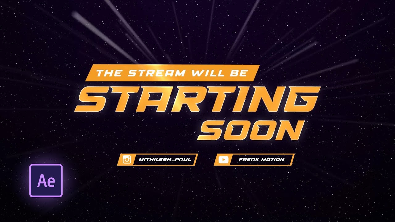 Creating a Stream Overlay Screen in After Effects - After Effects ...