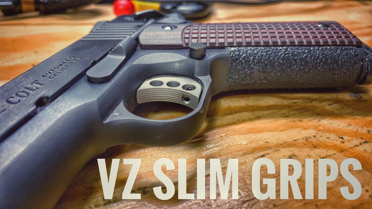 Colt 1911 Competition Model Upgrades: VZ Slim Grips - YouTube