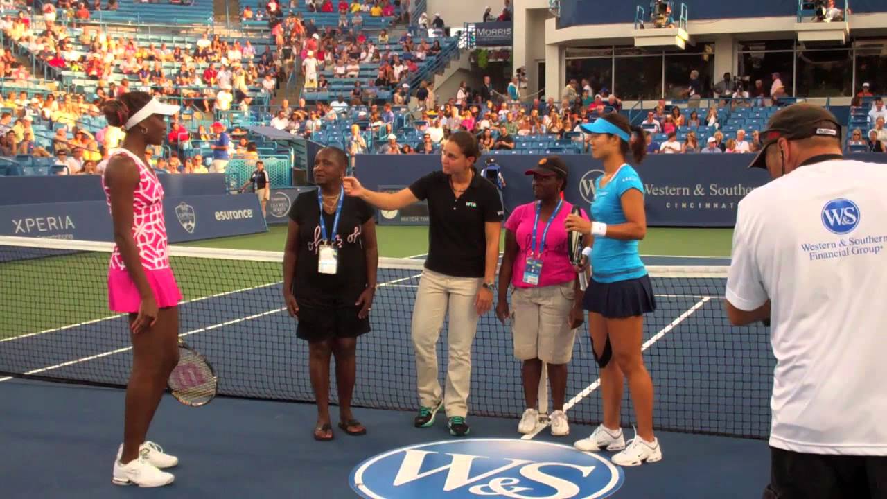 2012 Western & Southern Open Coin Toss -- Na Li v Venus Williams, 08/18 ...