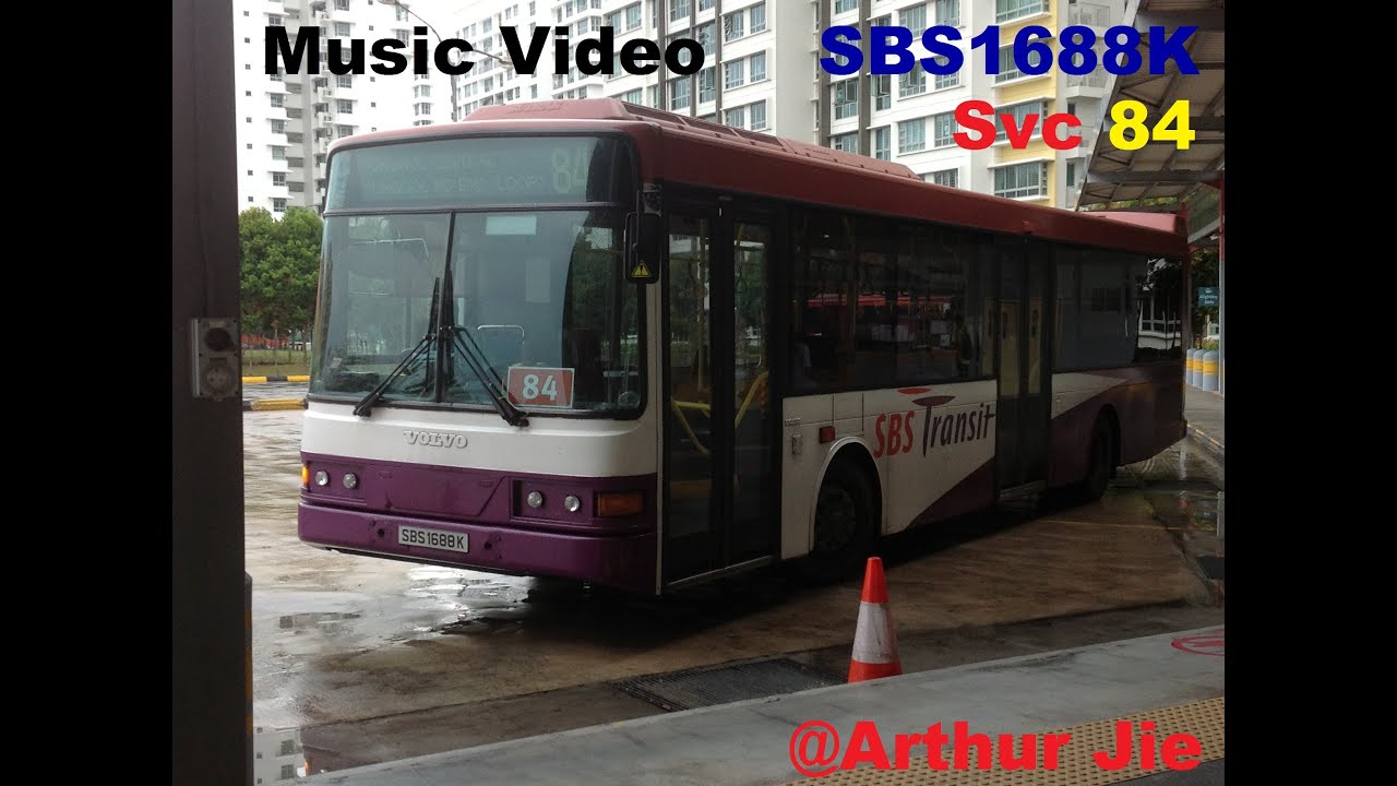 [SBST Bus Ride] SBS1688K on 84 - YouTube