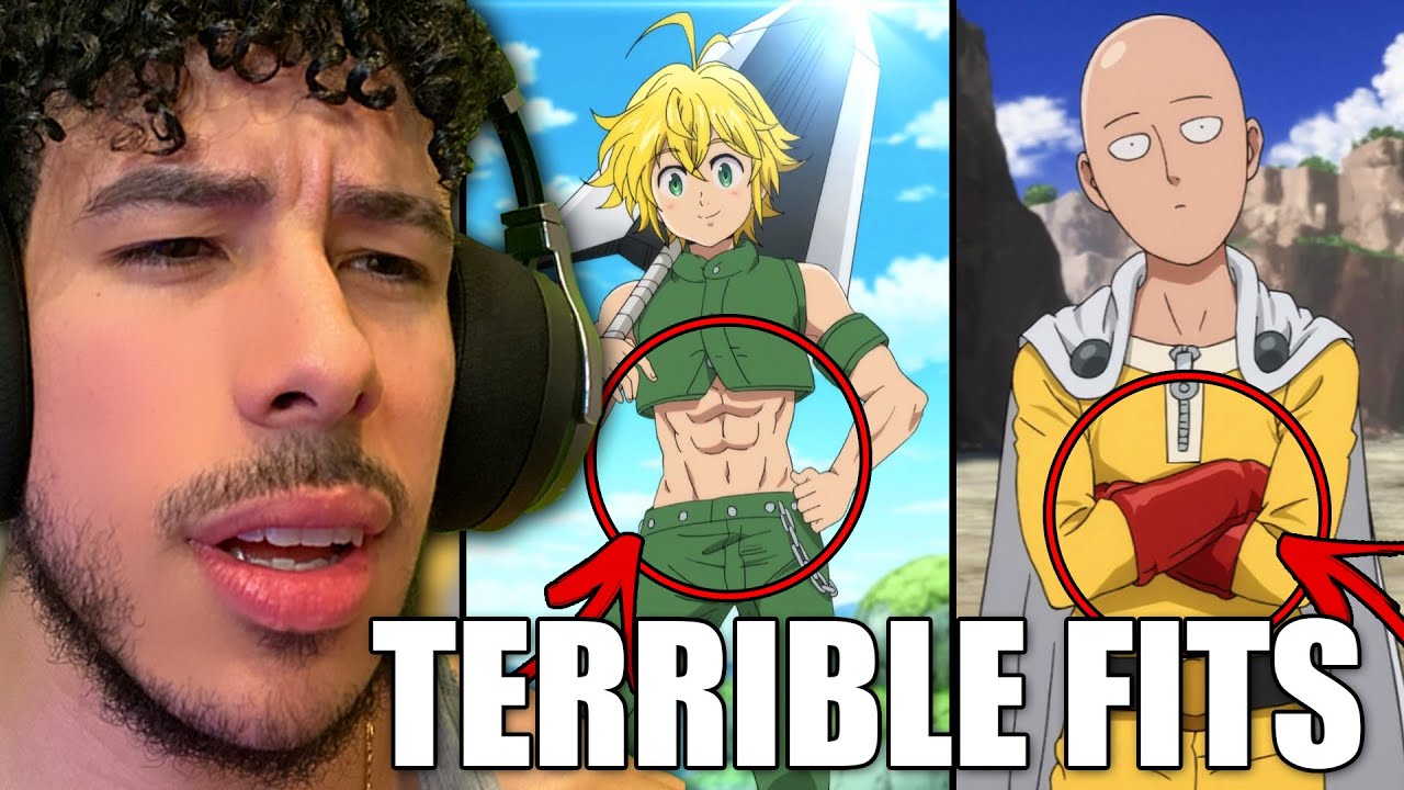 Anime Characters with the WORST fits - YouTube