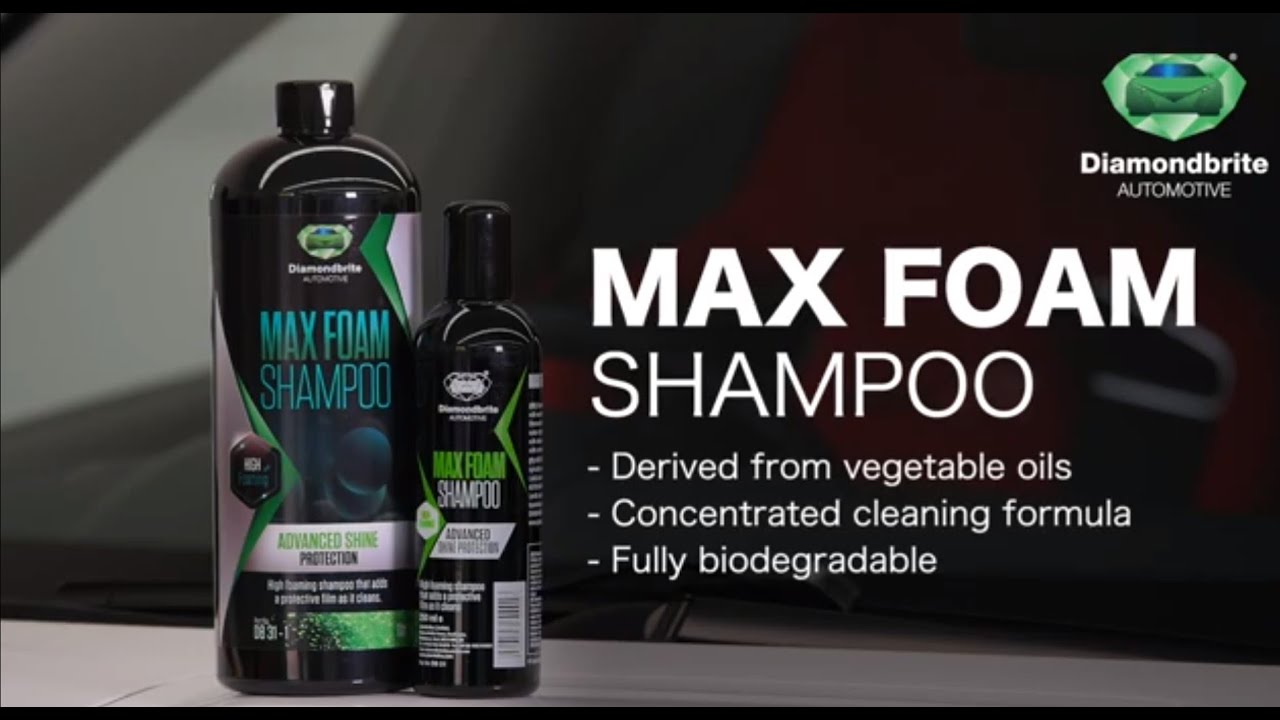 Diamondbrite Max Foam Shampoo - YouTube