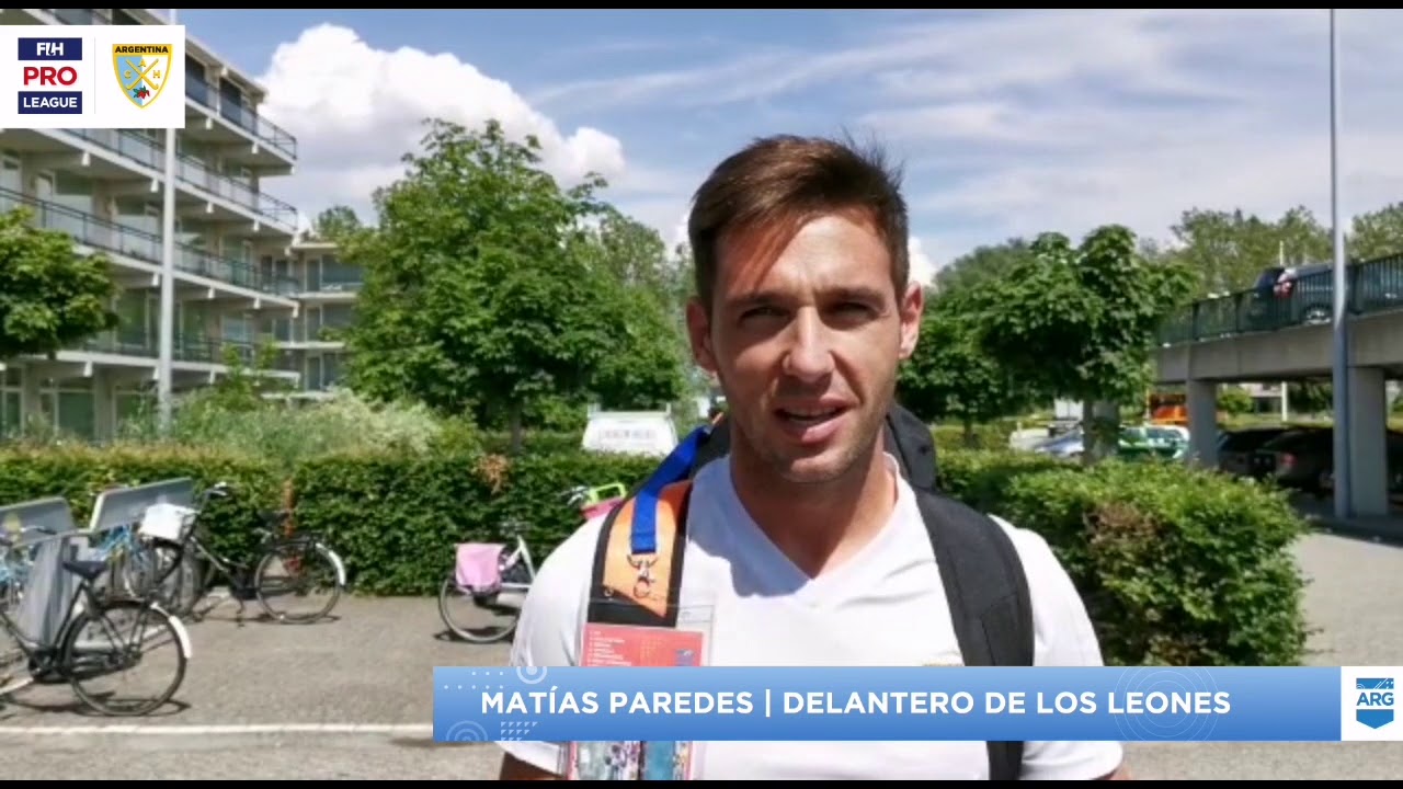 Los Leones: Matías Paredes, en la previa al cruce ante Holanda por la ...