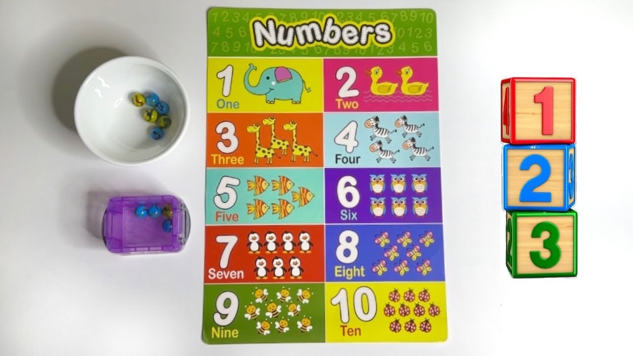 Best Learning Video for Toddlers - Learn to Count Numbers 1-10! - YouTube