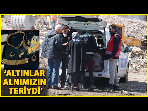 Polis Ekipleri Enkazda Bulunan 500 Bin TL'lik Altını Sahibine Teslim Etti