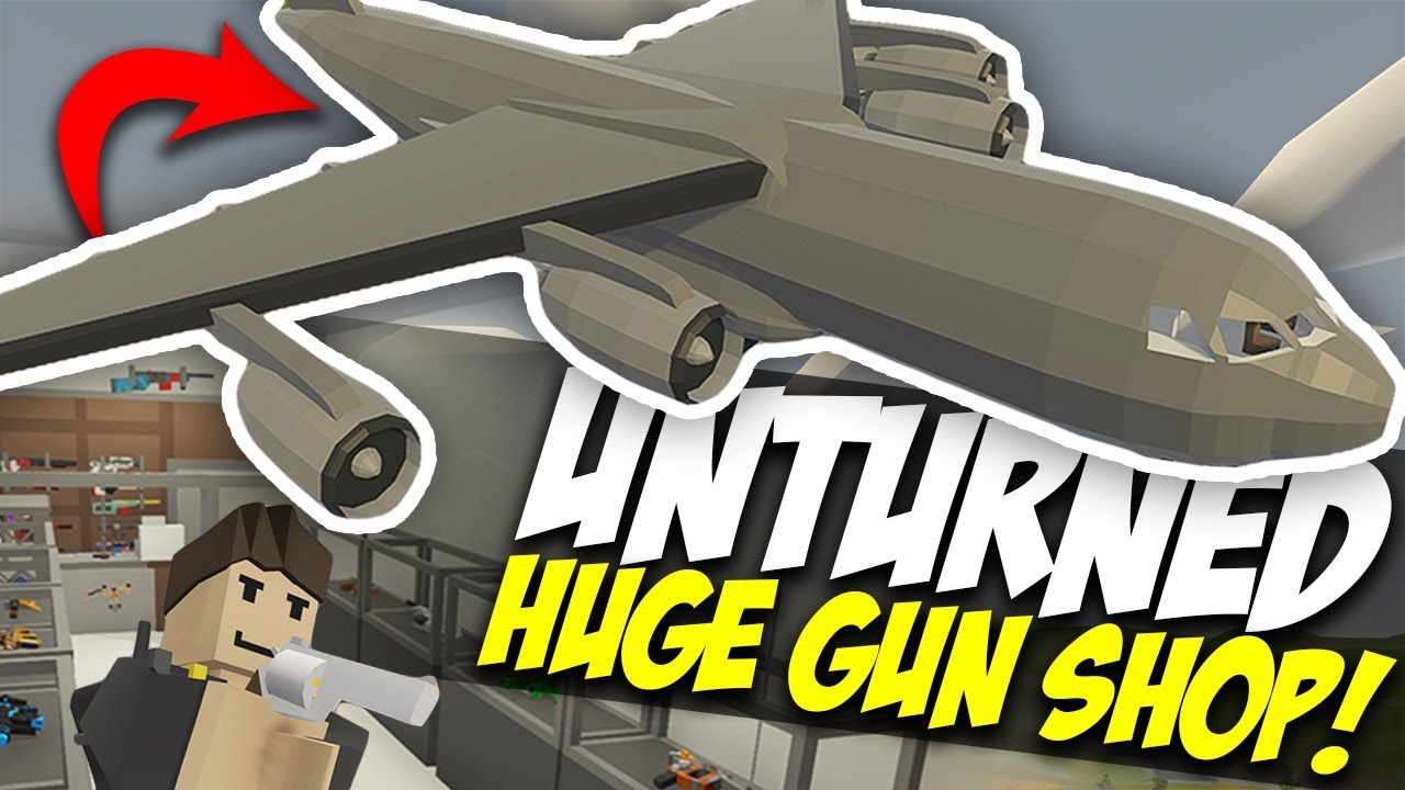 HUGE MOBILE GUN SHOP - Unturned Store RP! - YouTube