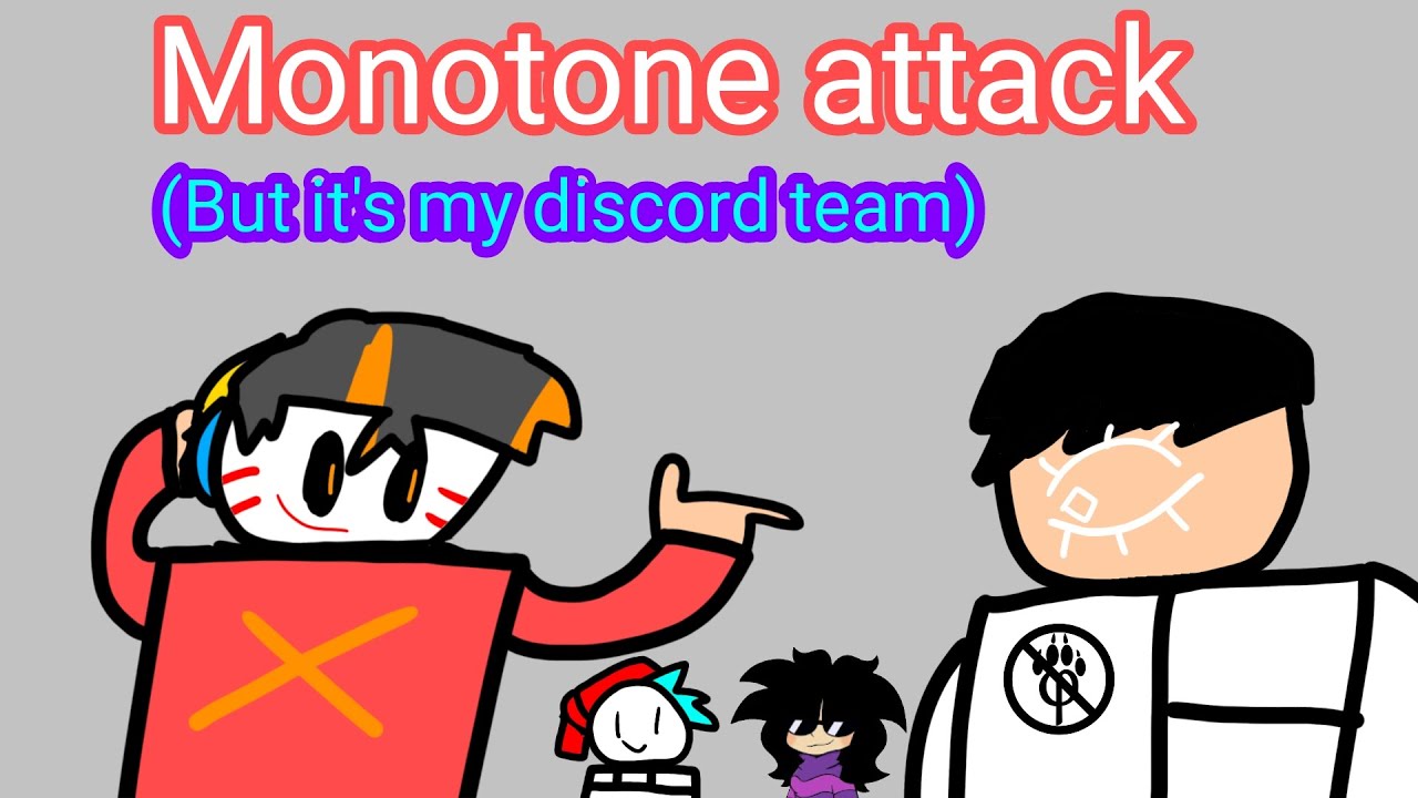 Monotone Showdown|FNF Monotone attack Cover| [+Flm] - YouTube