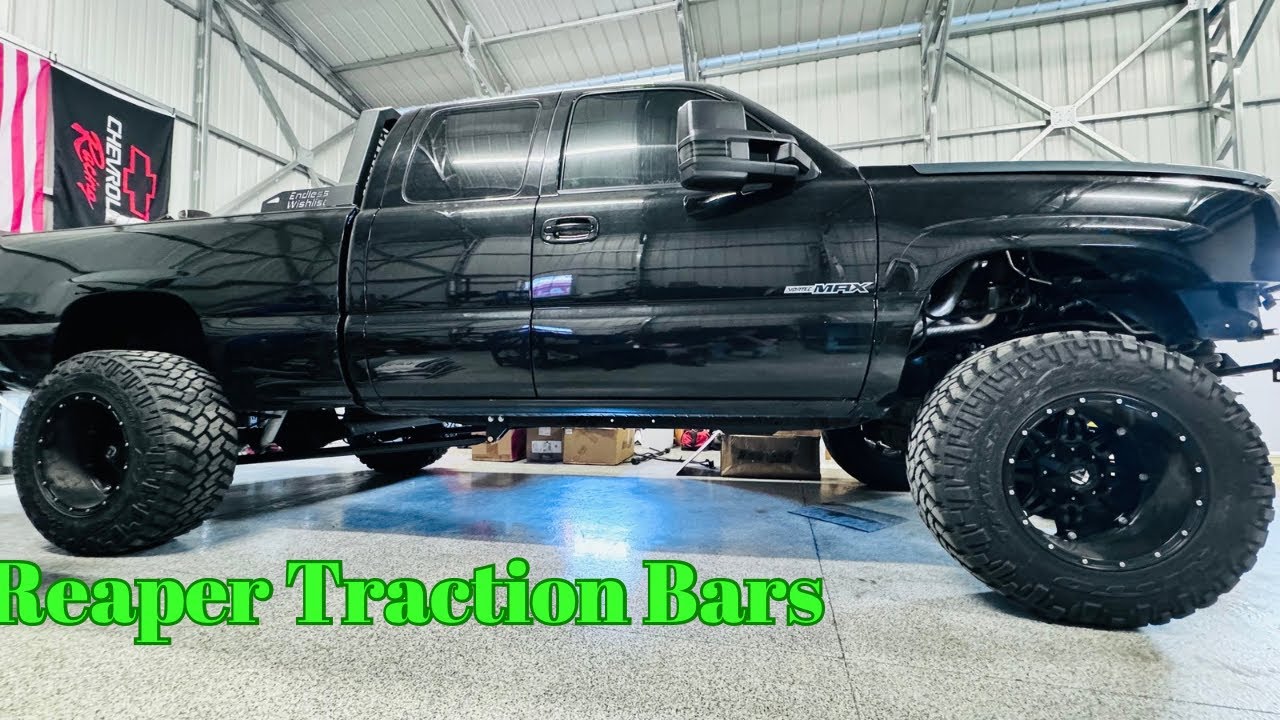Turbocharged Silverado Gets Reaper Traction Bars - YouTube