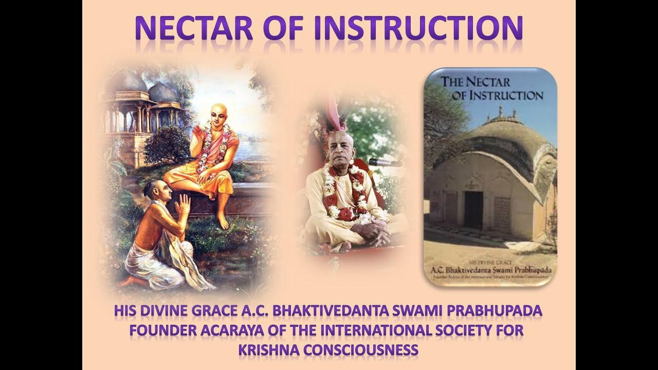 Nectar of Instruction Series - Text 8 - YouTube