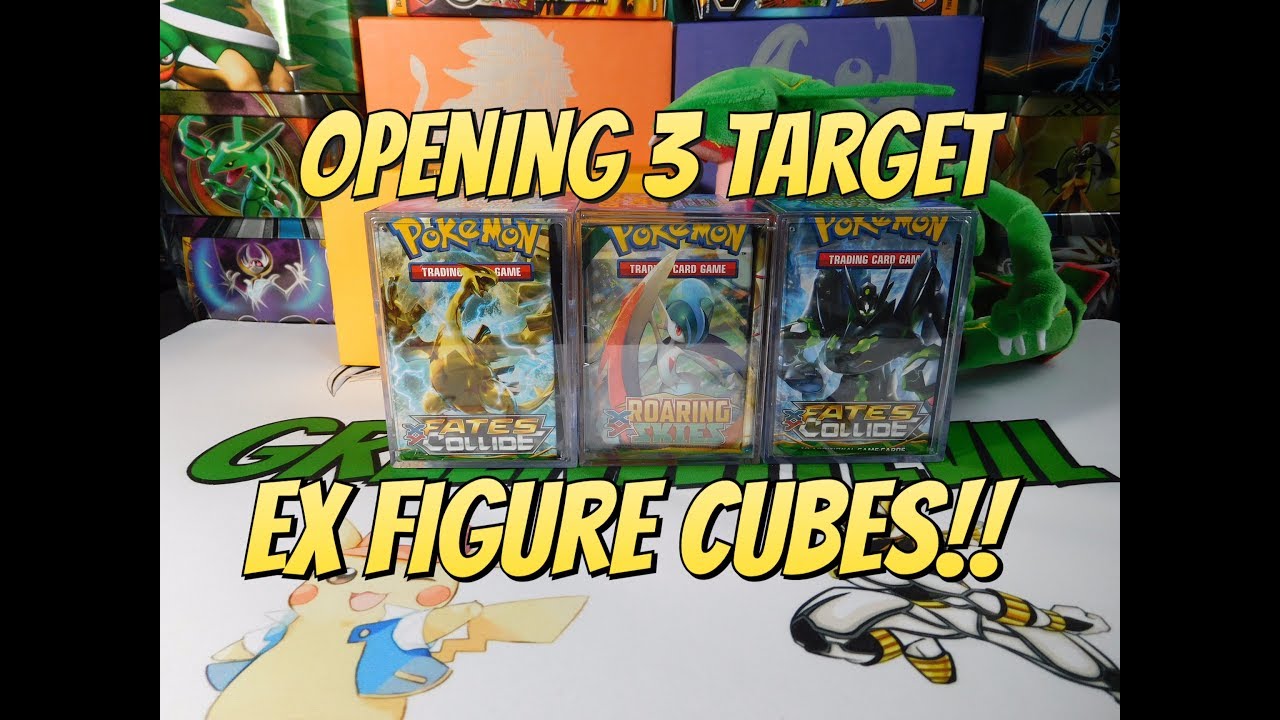 OPENING 3 Target Pokemon EX Figure Cubes! - YouTube