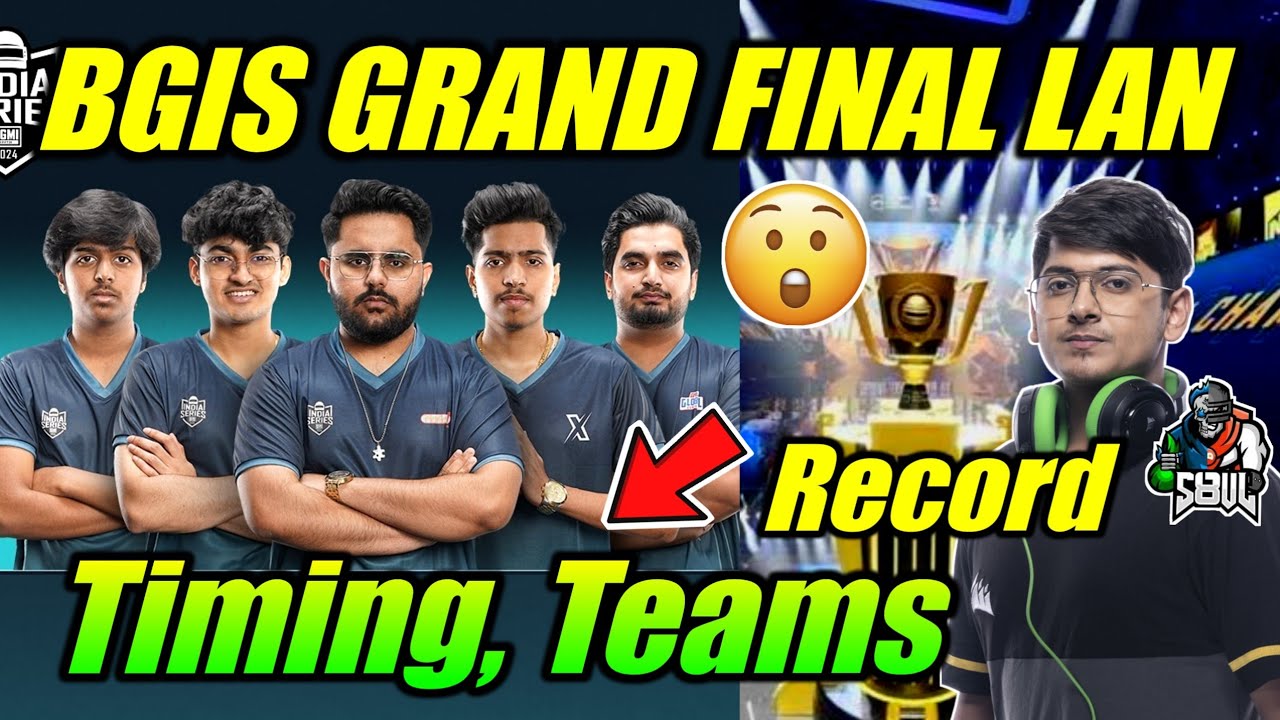 BGIS Lan Day-1 Details 😮 Teams, Timing 🔥 BGMS, S8UL 🚀 - YouTube